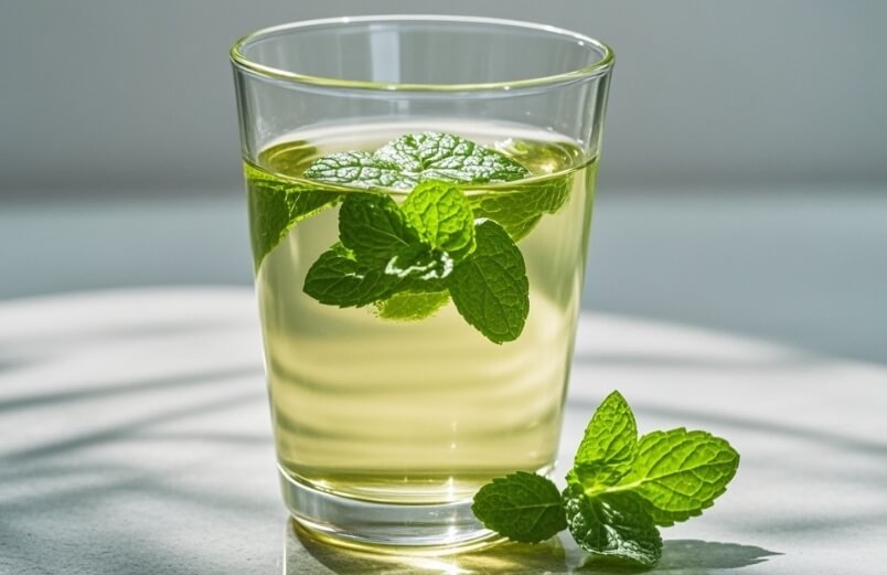 The Refreshing Benefits of Drinking Green Tea with Mint - Health Facts Time